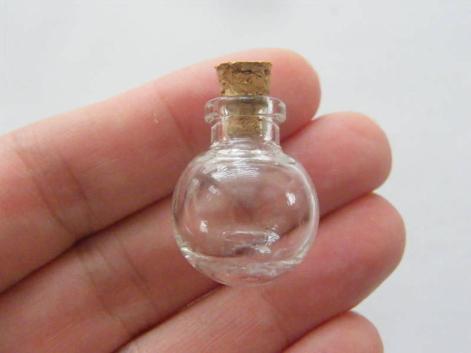 BULK 10 Mini Glass Bottles With Corks GB27 - Etsy