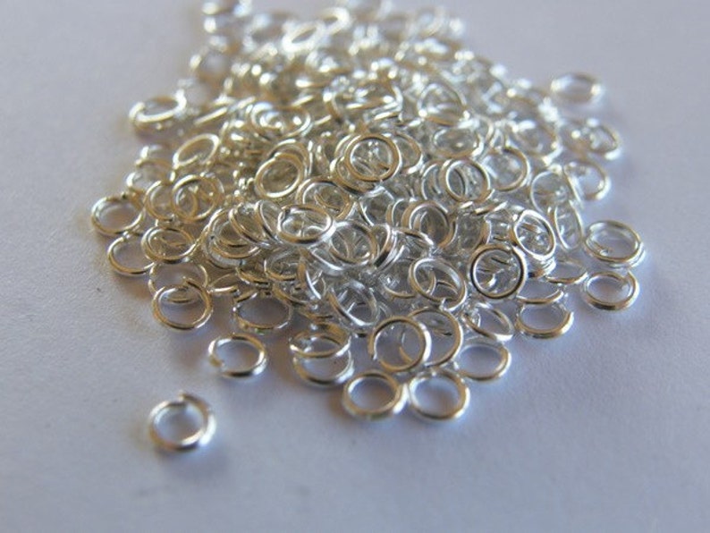 200 Jump Rings 3mm Silver Plated - Etsy