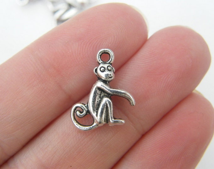 Sea Shell Charms With Pearl Accents Silver Finish Package of 4 - Etsy