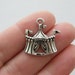 BULK 20 Circus Tent Charms Antique Silver Tone P146 - Etsy
