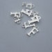 8 Letter F Alphabet Charms Silver Plated - Etsy
