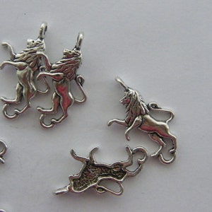 BULK 50 Lion Connector Charms Antique Silver Tone A33 - Etsy