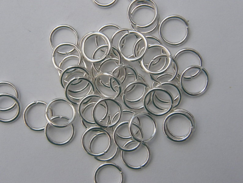 BULK 300 Jump Rings 9mm Silver Plated FS410 - Etsy