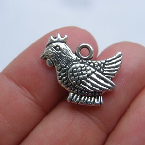 BULK 30 Chicken Charms Antique Silver Tone B139 - SALE 50% OFF - Etsy