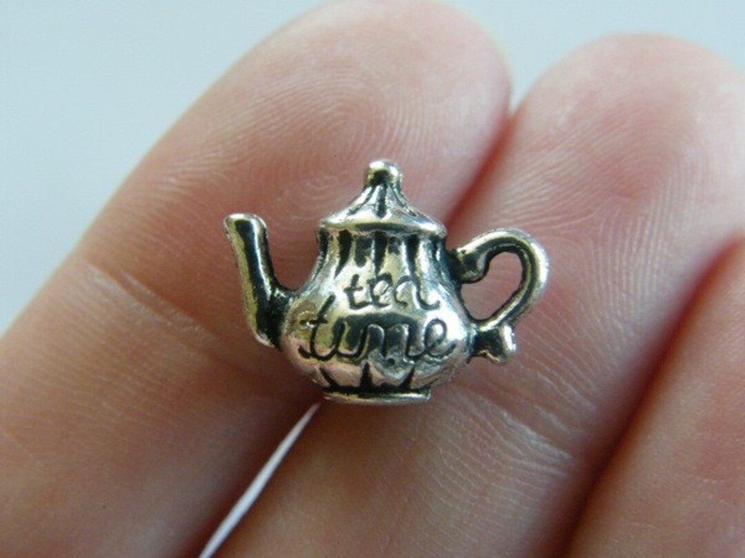 BULK 20 Teapot Tea Time Charms Antique Silver Tone FD59 - SALE 50% OFF ...