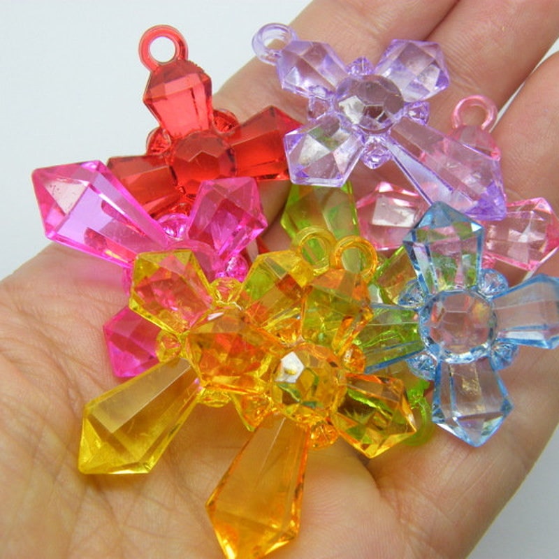 Plastic Cross Pendants - Etsy