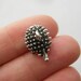 4 Hedgehog Charms Antique Silver Tone A656 - Etsy