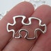 BULK 30 Puzzle Piece Connector Charms Silver Plated Tone P125 - Etsy