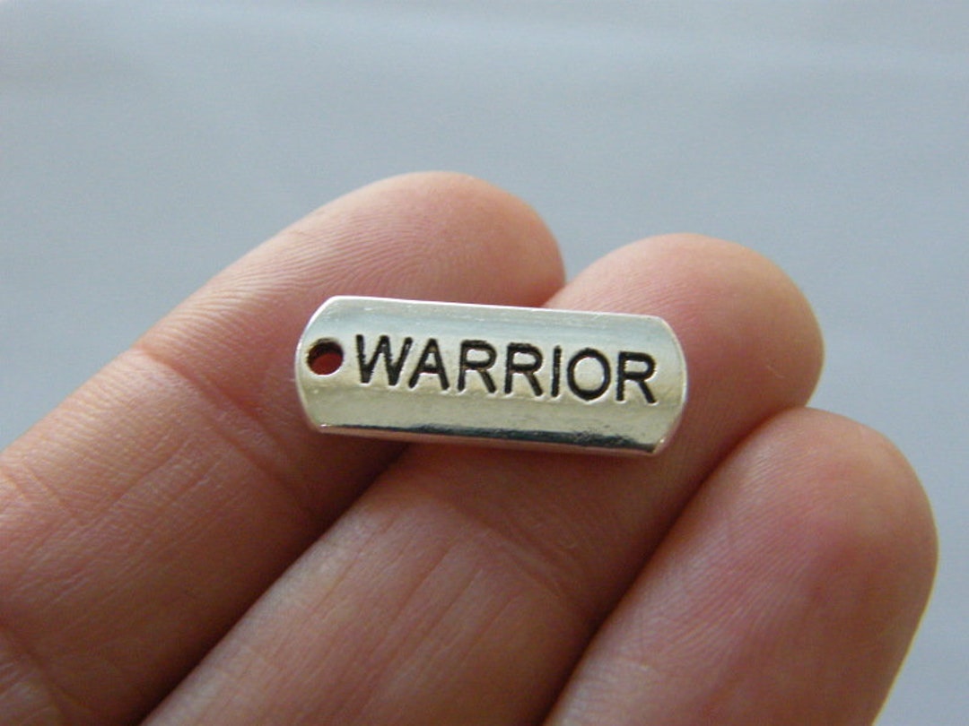 20 Warrior Charms Antique Silver Tone M266 - Etsy