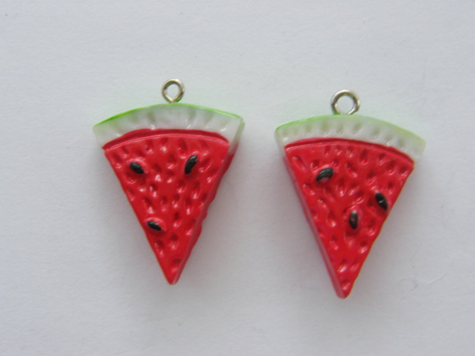 4 Watermelon Charms Acrylic FD278 - Etsy