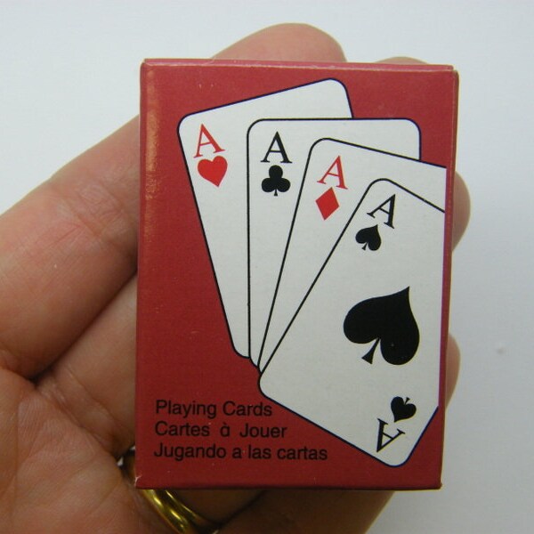 Miniature Playing Cards - Etsy