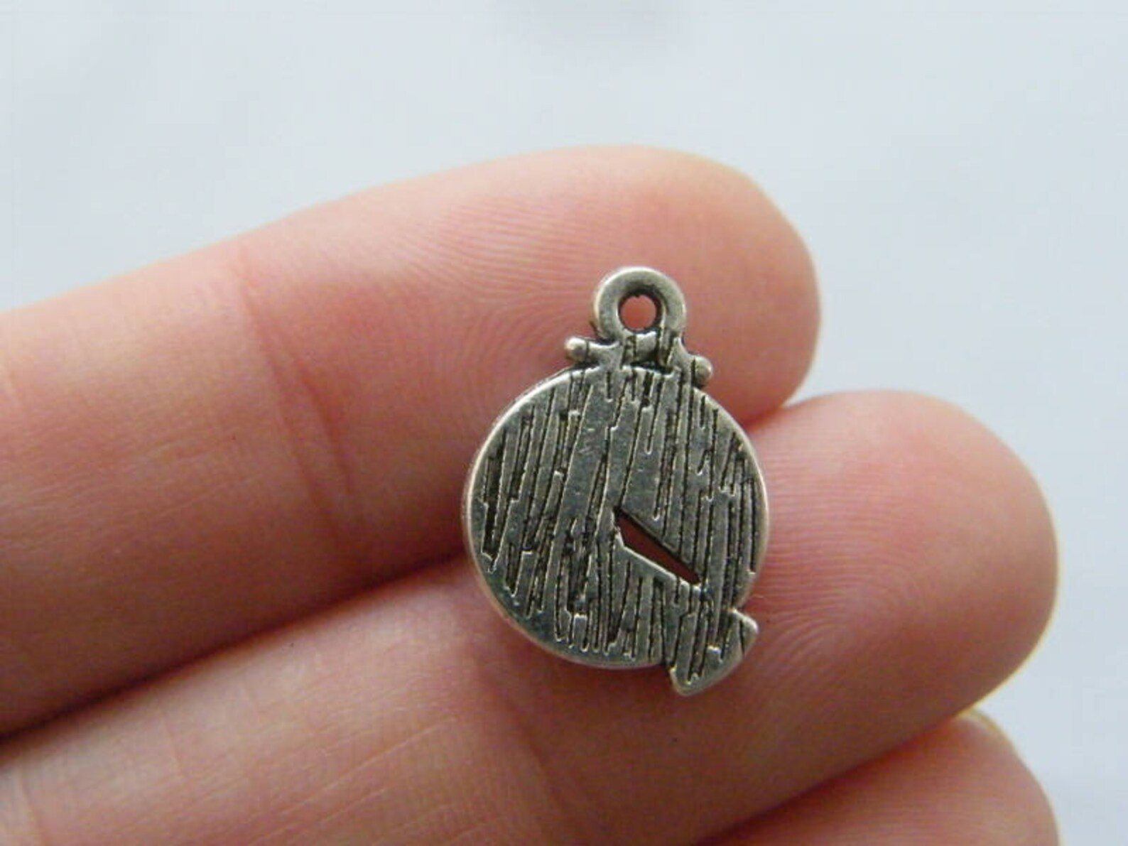 10 Cheese Wheel Charms Antique Silver Tone FD204 - Etsy