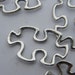 BULK 30 Puzzle Piece Connector Charms Silver Plated Tone P125 - Etsy