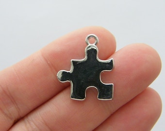 Puzzle Piece Charms - Etsy
