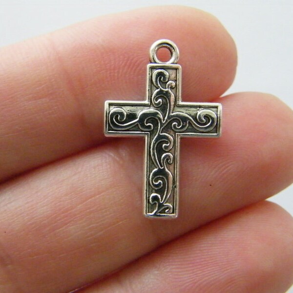 Cross Charm - Etsy