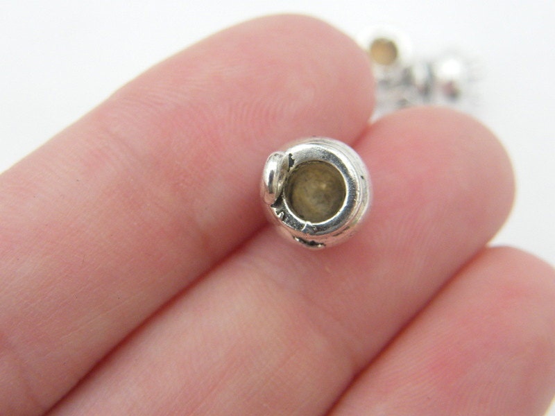 BULK 30 Cauldron Charms Antique Silver Tone HC101 - Etsy