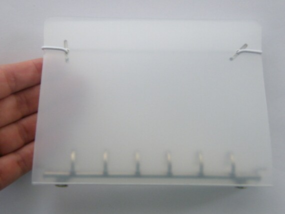 Paper & Party Supplies 1 File binder folder refill planner clear 15 x ...