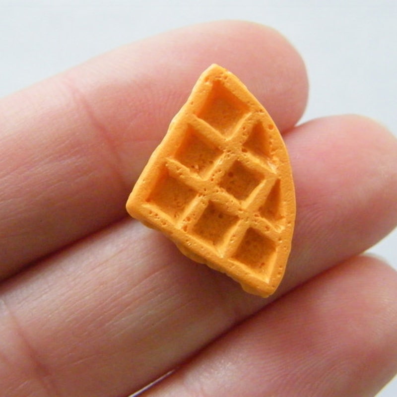 Waffle Enamel Pin - Etsy