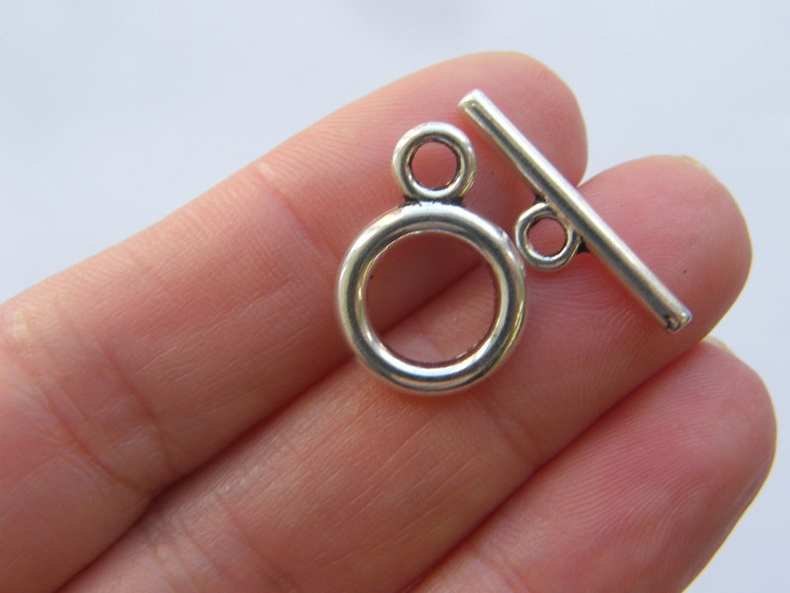 8 Toggle Clasps Sets Antique Silver Tone FS8 | Etsy