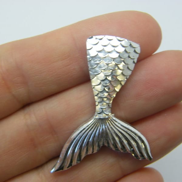 Mermaid Tail Pendant - Etsy