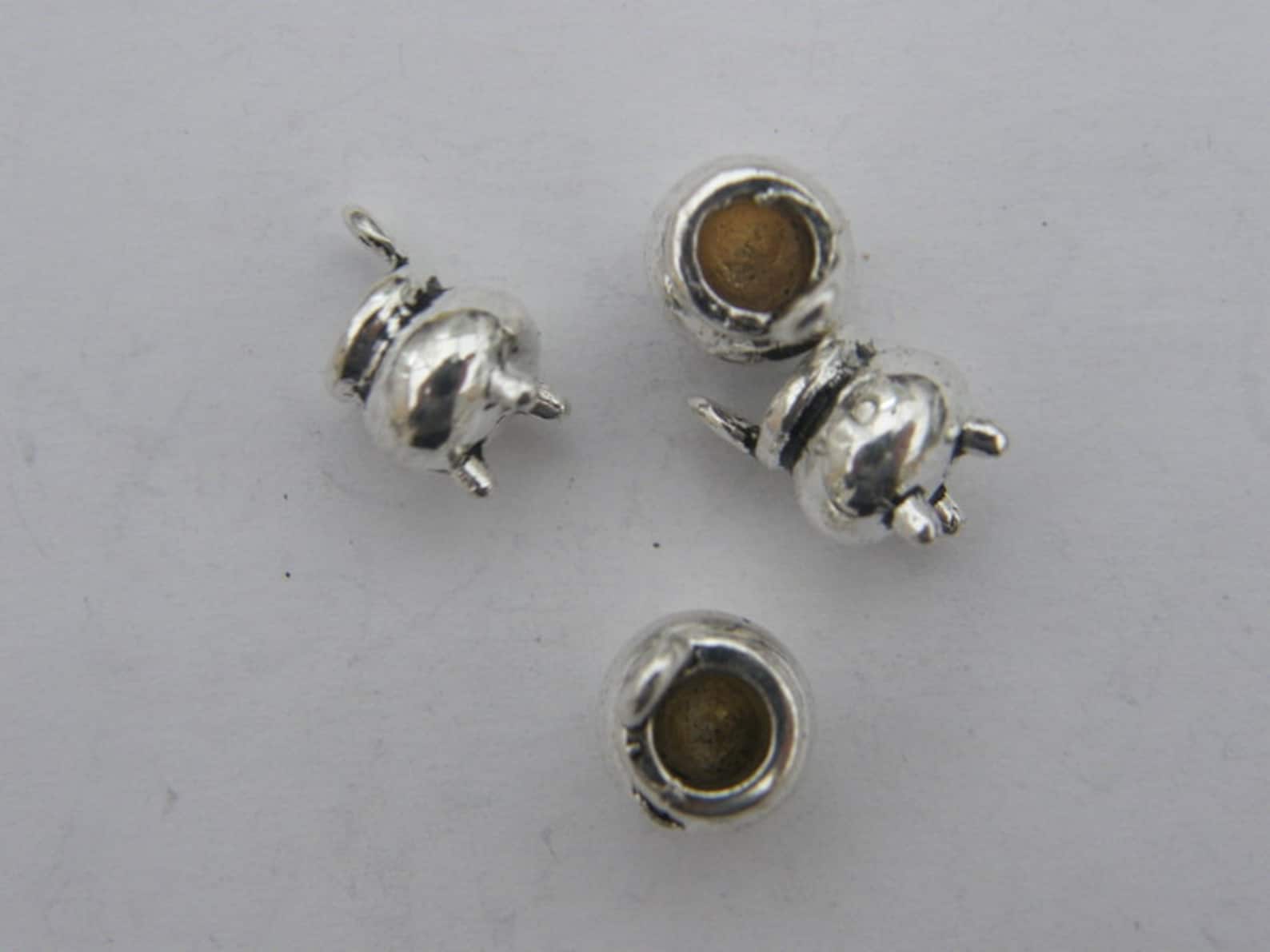 BULK 30 Cauldron Charms Antique Silver Tone HC101 - Etsy