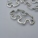 BULK 30 Puzzle Piece Connector Charms Silver Plated Tone P125 - Etsy