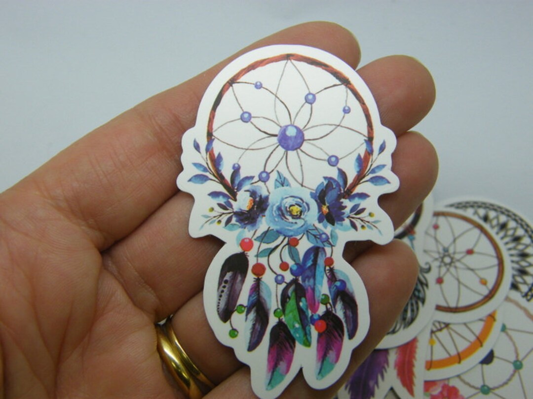 50 Dream Catchers Themed Stickers Random Mixed Paper 01 - Etsy