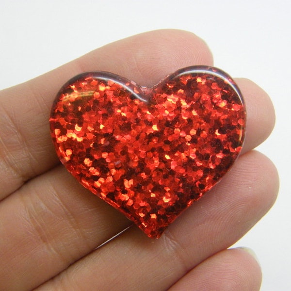 Resin Heart - Etsy