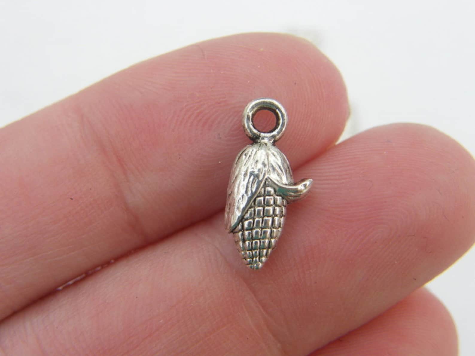 BULK 50 Corn on the Cob Charms Tibetan Silver FD272 | Etsy