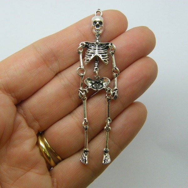 Skeleton Charm - Etsy