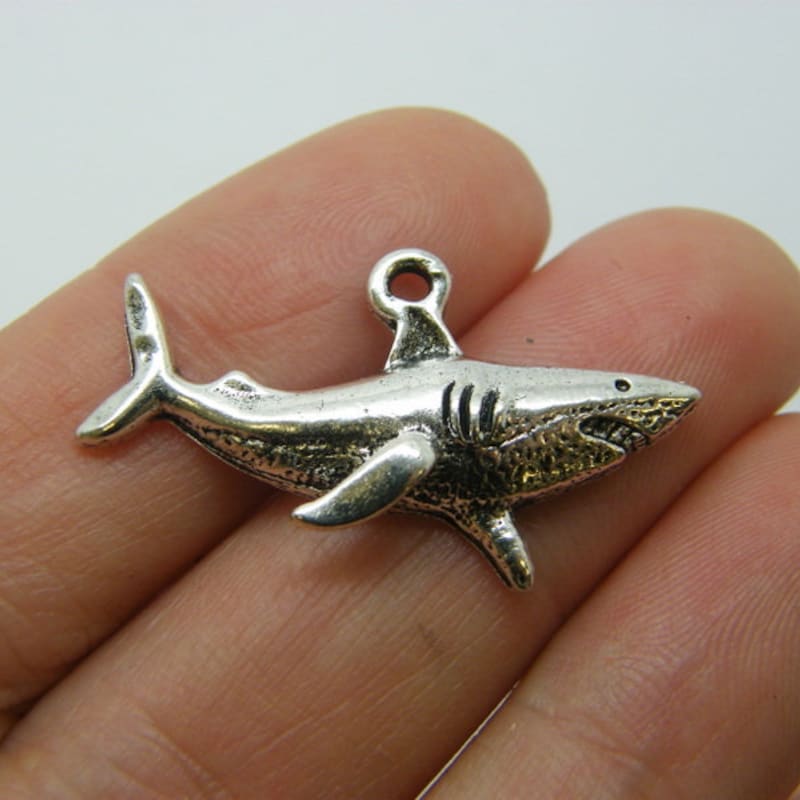 Shark Charm - Etsy