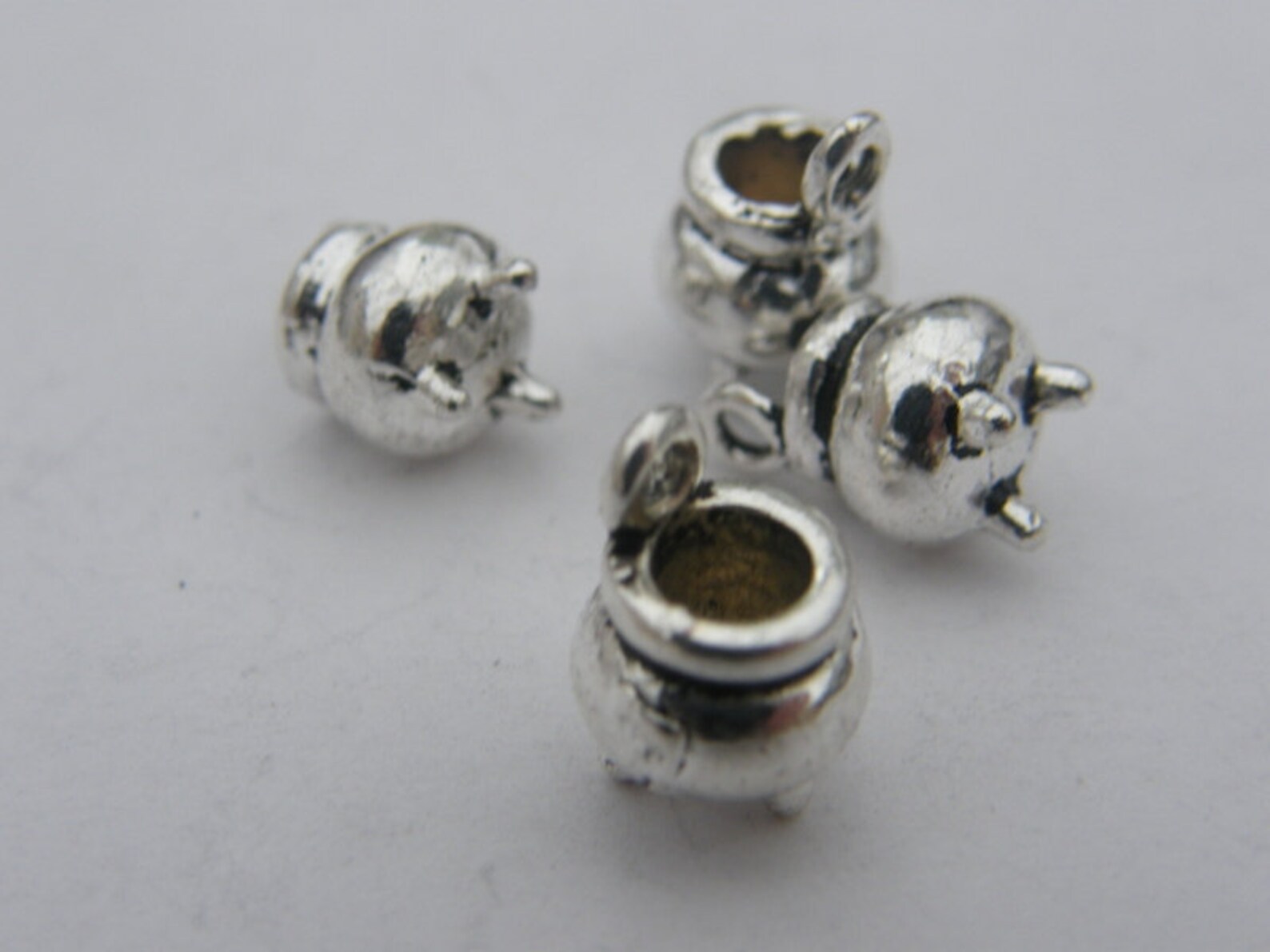 BULK 30 Cauldron Charms Antique Silver Tone HC101 - Etsy