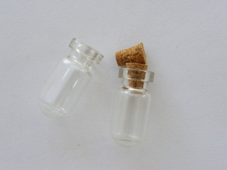 BULK 30 Mini Glass Bottles With Corks GB13 - Etsy