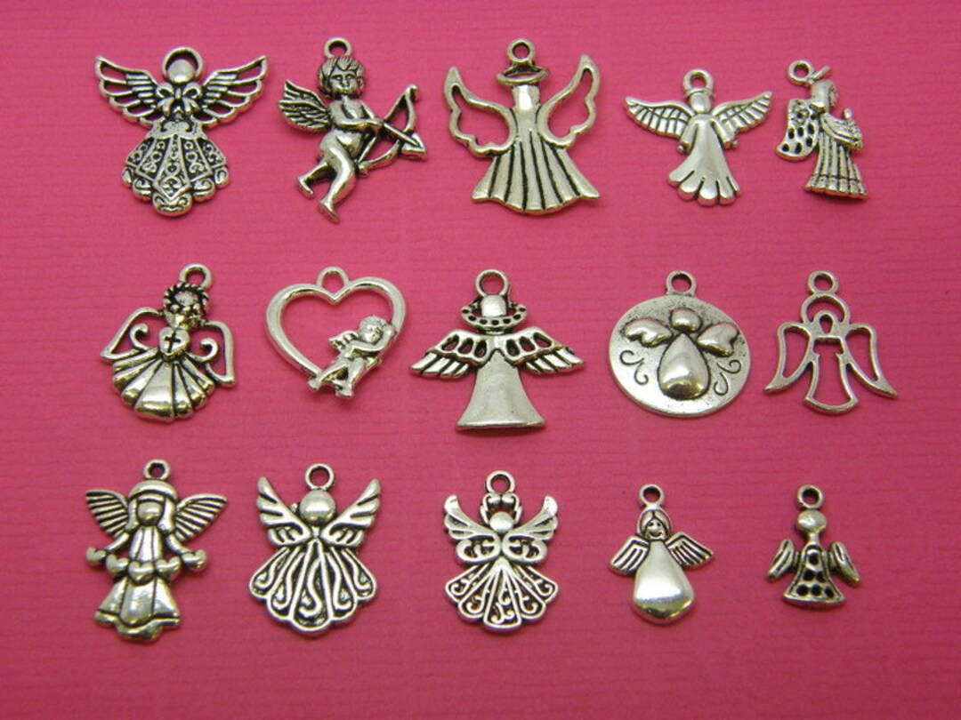 The Ultimate Angel Collection 15 Different Antique Silver - Etsy