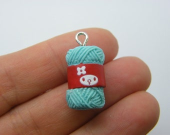 50pcs Yarn Charms Knitting Charms Ball of Yarn Crocheting - Etsy