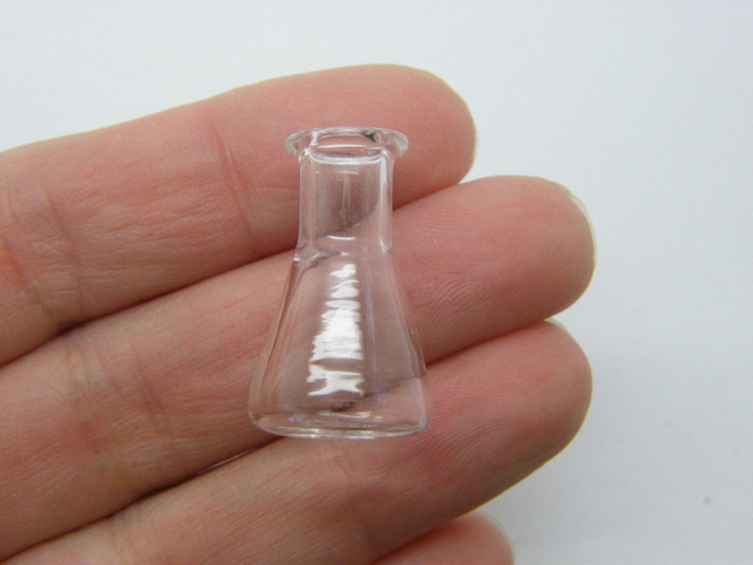 4 Glass Vase Test Tube Miniature Clear Glass M204 - Etsy