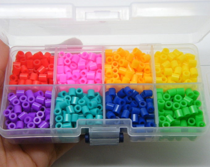 1 Storage Box With 8 Different 5mm Fuse Beads - Etsy
