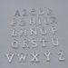 26 Letter Whole Alphabet Charms 15 X 5 - 16 X 11mm Silver Plated - Etsy
