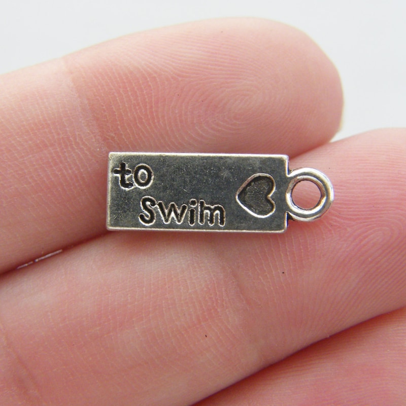 Swimmer Charm - Etsy