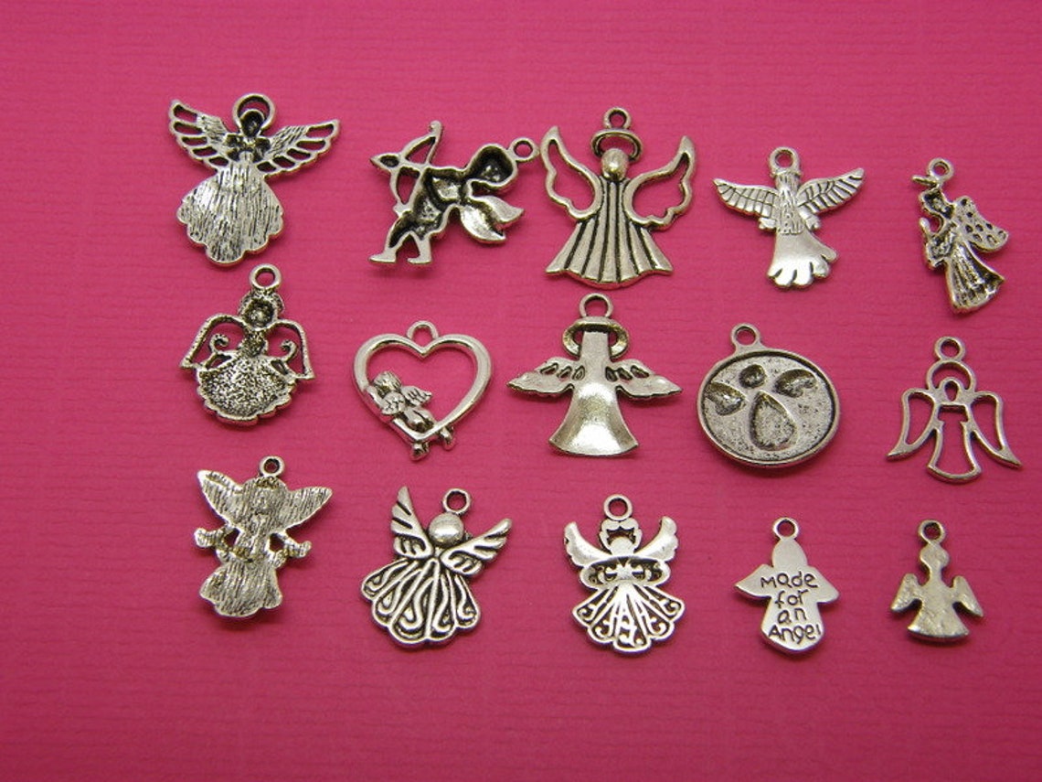 The Ultimate Angel Collection 15 Different Antique Silver - Etsy