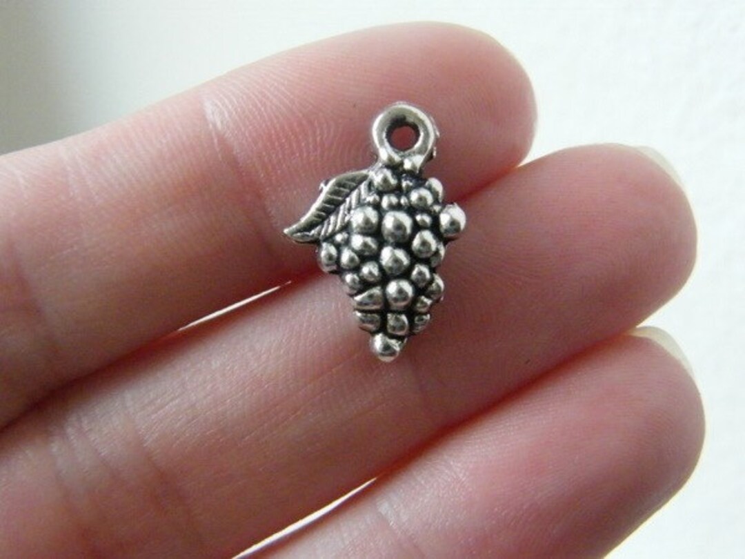 BULK 50 Bunch of Grapes Charms Antique Silver Tone FD226 - Etsy