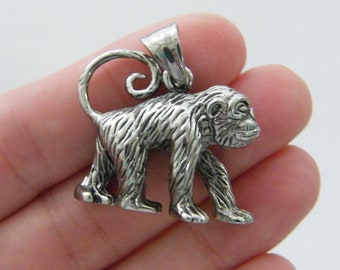Monkey Pendant | Etsy