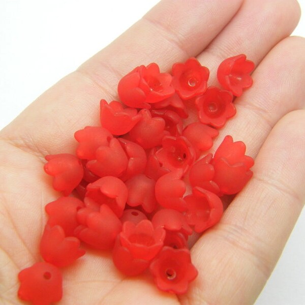 Tulip Bead Caps - Etsy