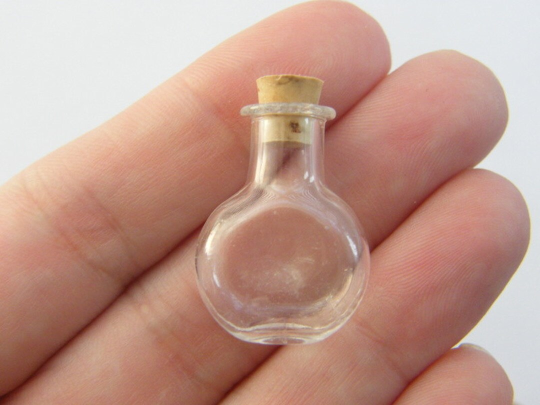 BULK 10 Mini Glass Bottles With Corks M77 - Etsy