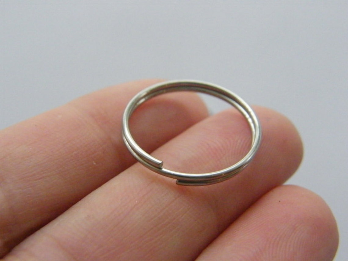 30 Split Rings 20mm 304 Stainless Steel FS390 | Etsy