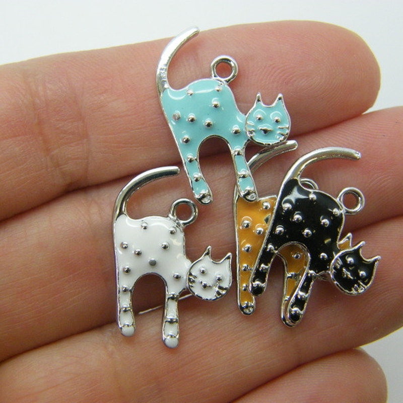 Cat Charm - Etsy