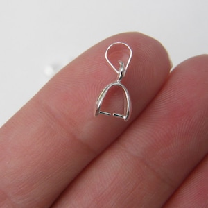 30 Clip Bails 5 X 15mm Silver Plated FS39 - Etsy