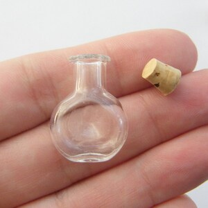 BULK 10 Mini Glass Bottles With Corks M77 - Etsy