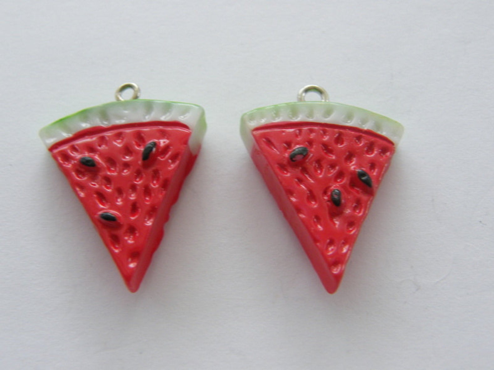 4 Watermelon Charms Acrylic FD278 - Etsy
