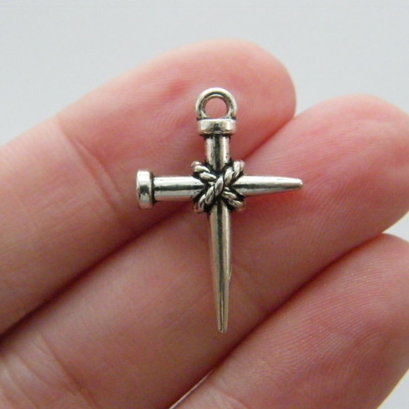 Nail Cross Bead - Etsy UK